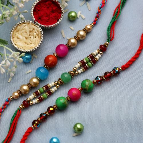 Set of 3 - Rakhis, Online Rakhi Sets Delivery in India ...