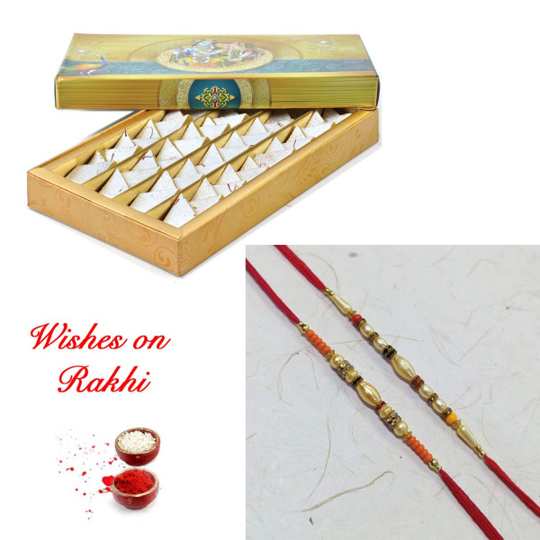 Send Rakhi with Sweets to India, Online Rakhi with Sweets, Rakhi with ...