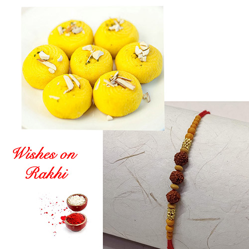 Send Rakhi with Sweets to India, Online Rakhi with Sweets, Rakhi with ...