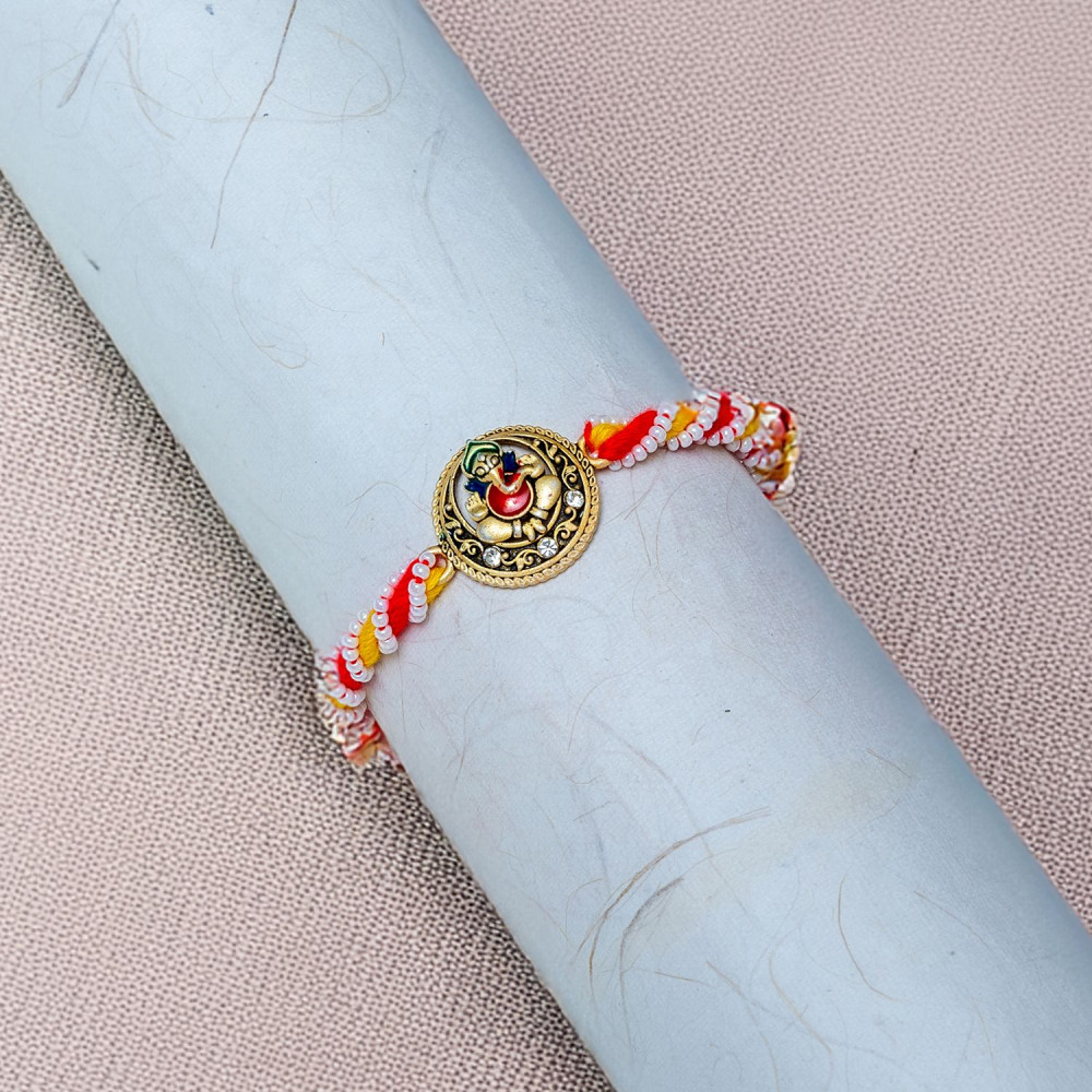 Vighnaharta Sacred Thread Rakhi - PRPL1067